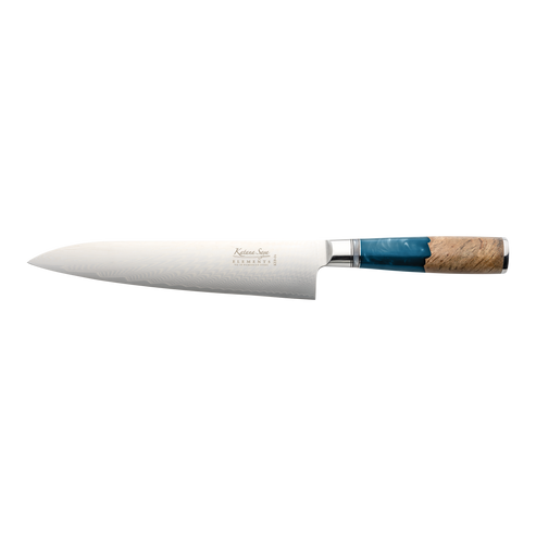Katana Saya Elements Ocean 21cm Gyuto Knife